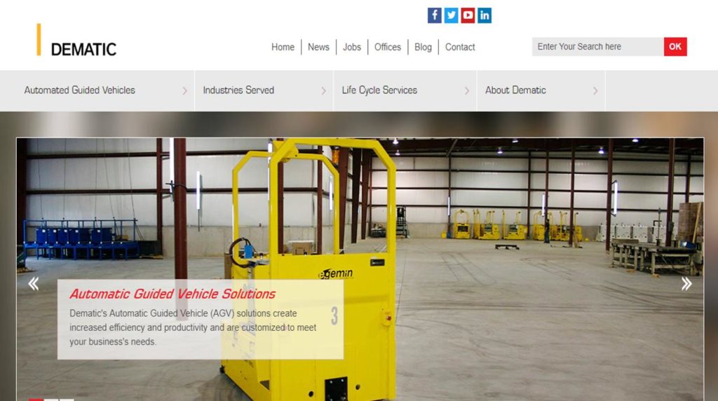 Dematic Corp. | Automatic Guided Vehicles